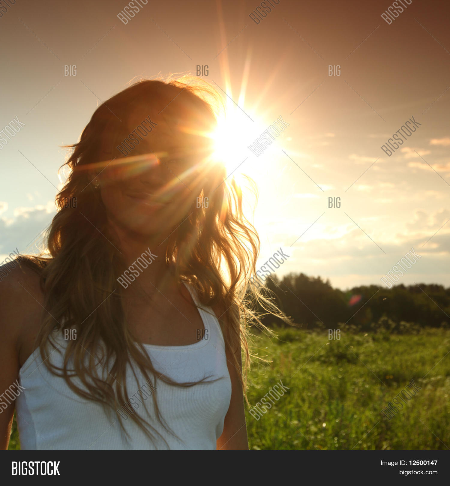 Sun Woman Hair Image & Photo (Free Trial) | Bigstock