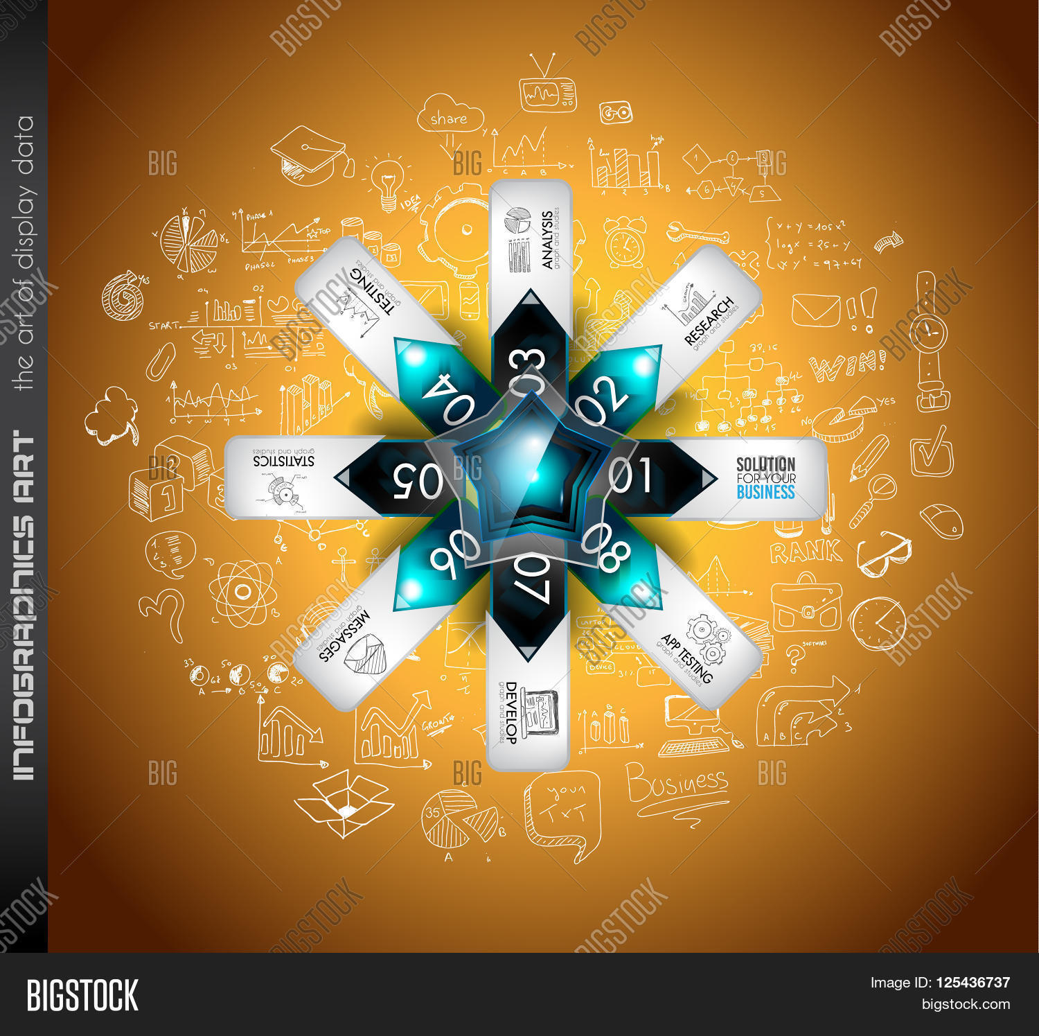 Infographics Complex Image & Photo (Free Trial) | Bigstock