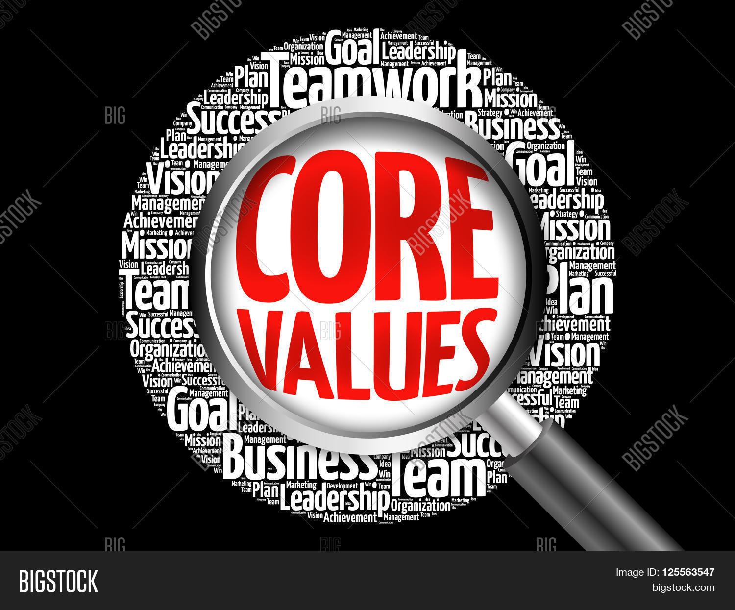 Core Values Word Cloud Image & Photo (Free Trial) | Bigstock