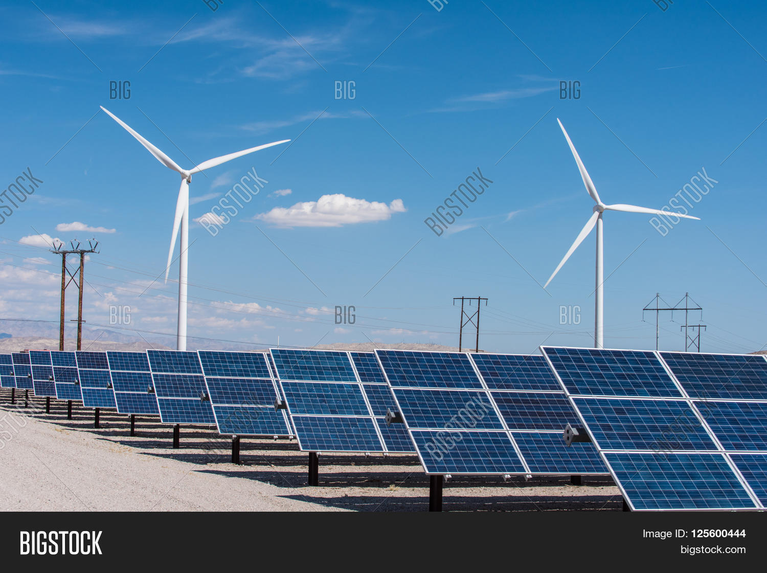Solar Panels Wind Image & Photo (Free Trial) | Bigstock