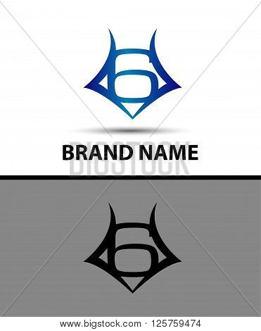 Number Logo Design. Vector & Photo (Free Trial) | Bigstock