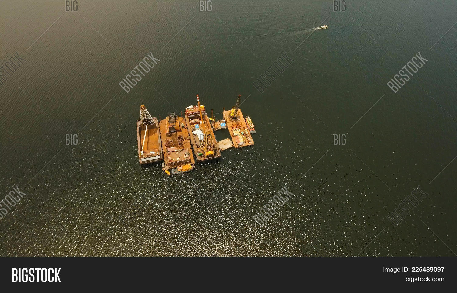 Dredge Ship Presumably Image & Photo (Free Trial) | Bigstock