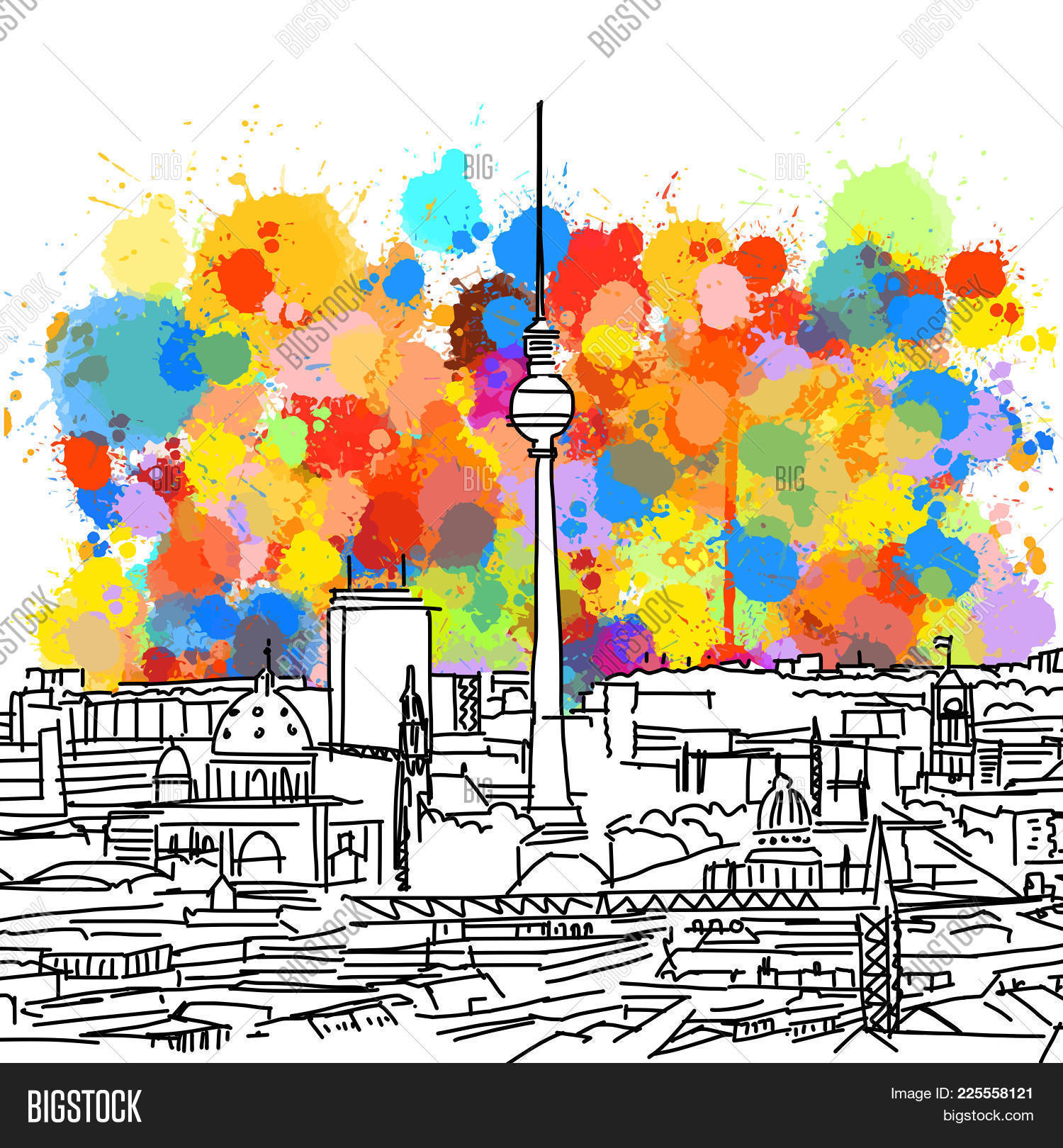 Colorful Berlin Vector & Photo (Free Trial) | Bigstock