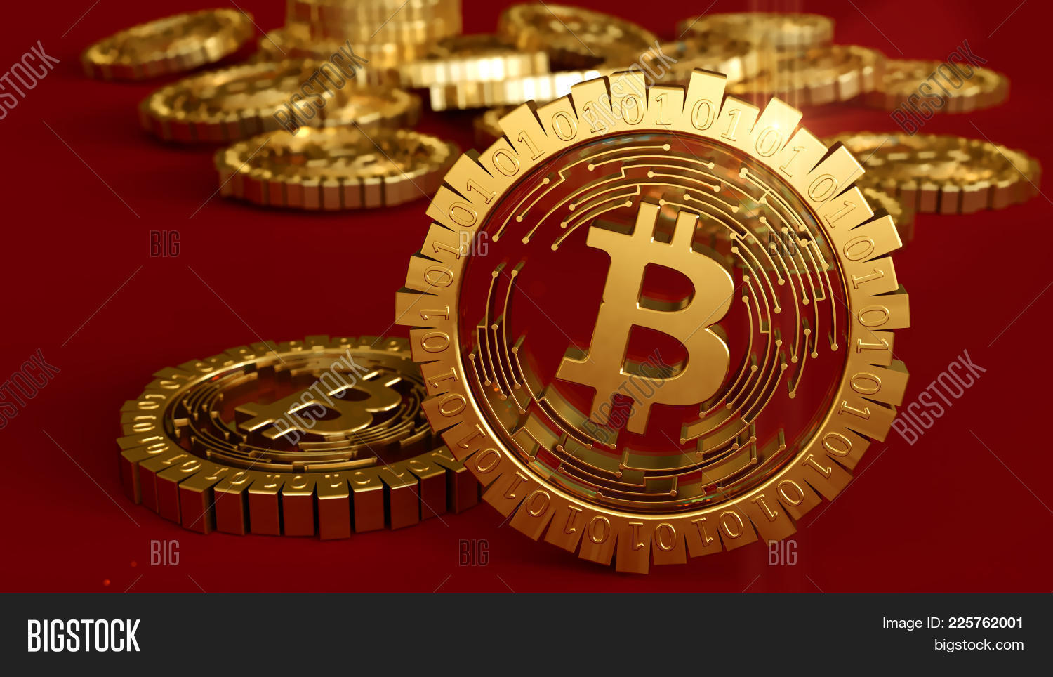 3d Model Bitcoin Logo Image & Photo (Free Trial) | Bigstock