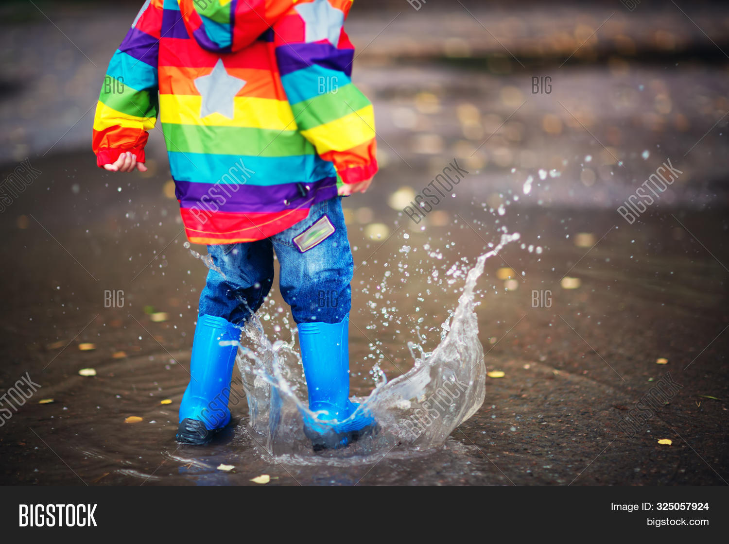Child Walking Wellies Image & Photo (Free Trial) | Bigstock