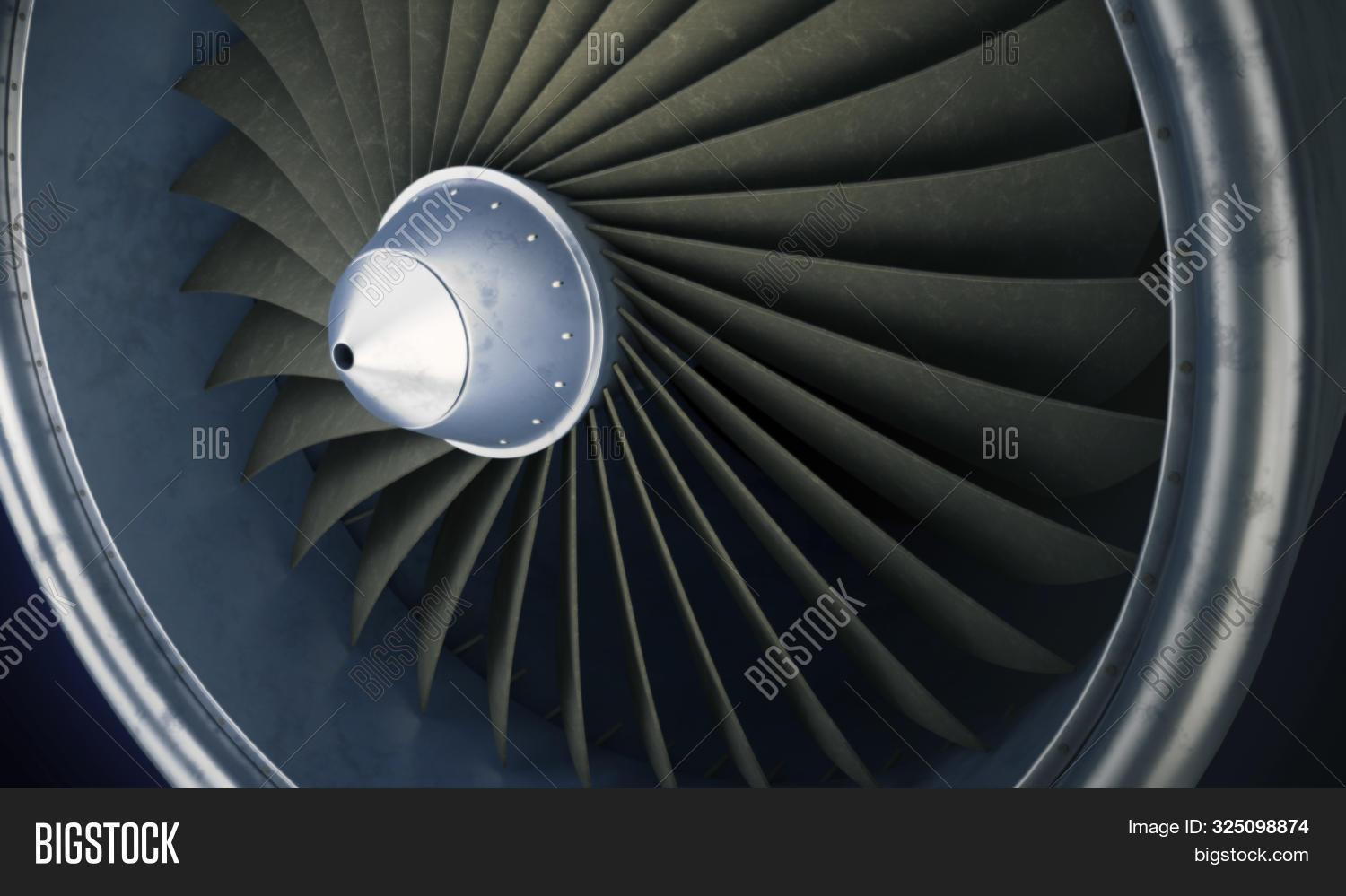 Jet Engine Turbine Image & Photo (Free Trial) | Bigstock