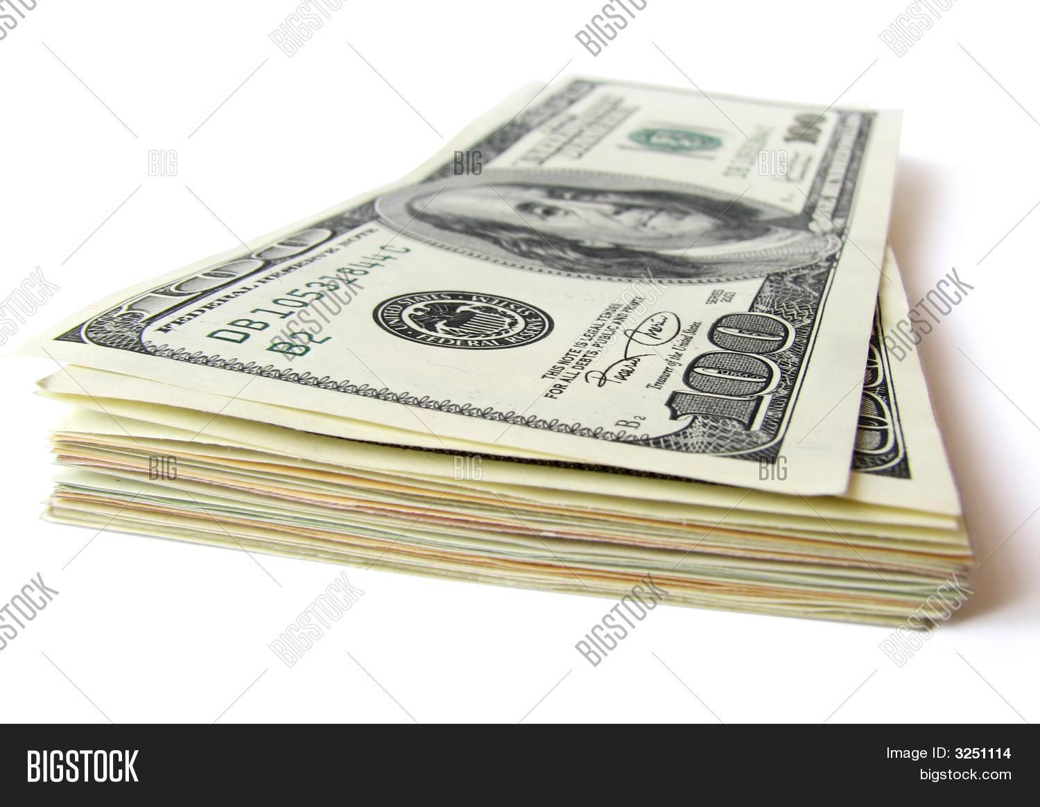 Stack $ 100 Bills Image & Photo (Free Trial) | Bigstock