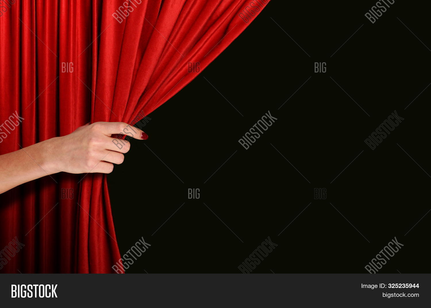 Hand Opening Red Image & Photo (Free Trial) | Bigstock