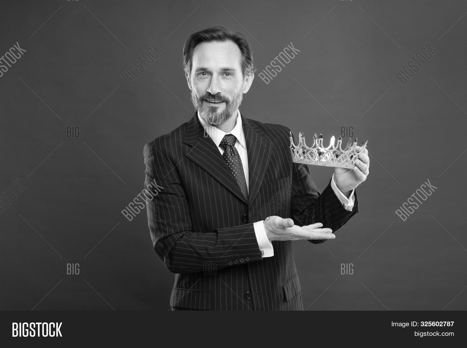 Man Bearded Guy Suit Image & Photo (Free Trial) | Bigstock