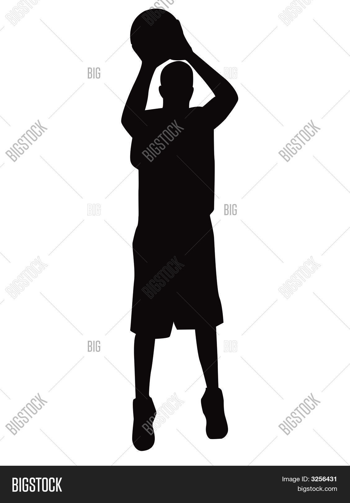 Shooting Basketball Vector & Photo (Free Trial) | Bigstock