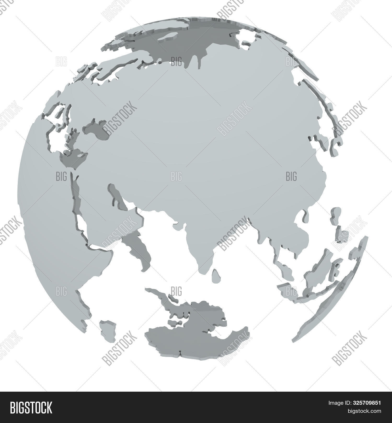 Continents Globe. Image & Photo (Free Trial) | Bigstock