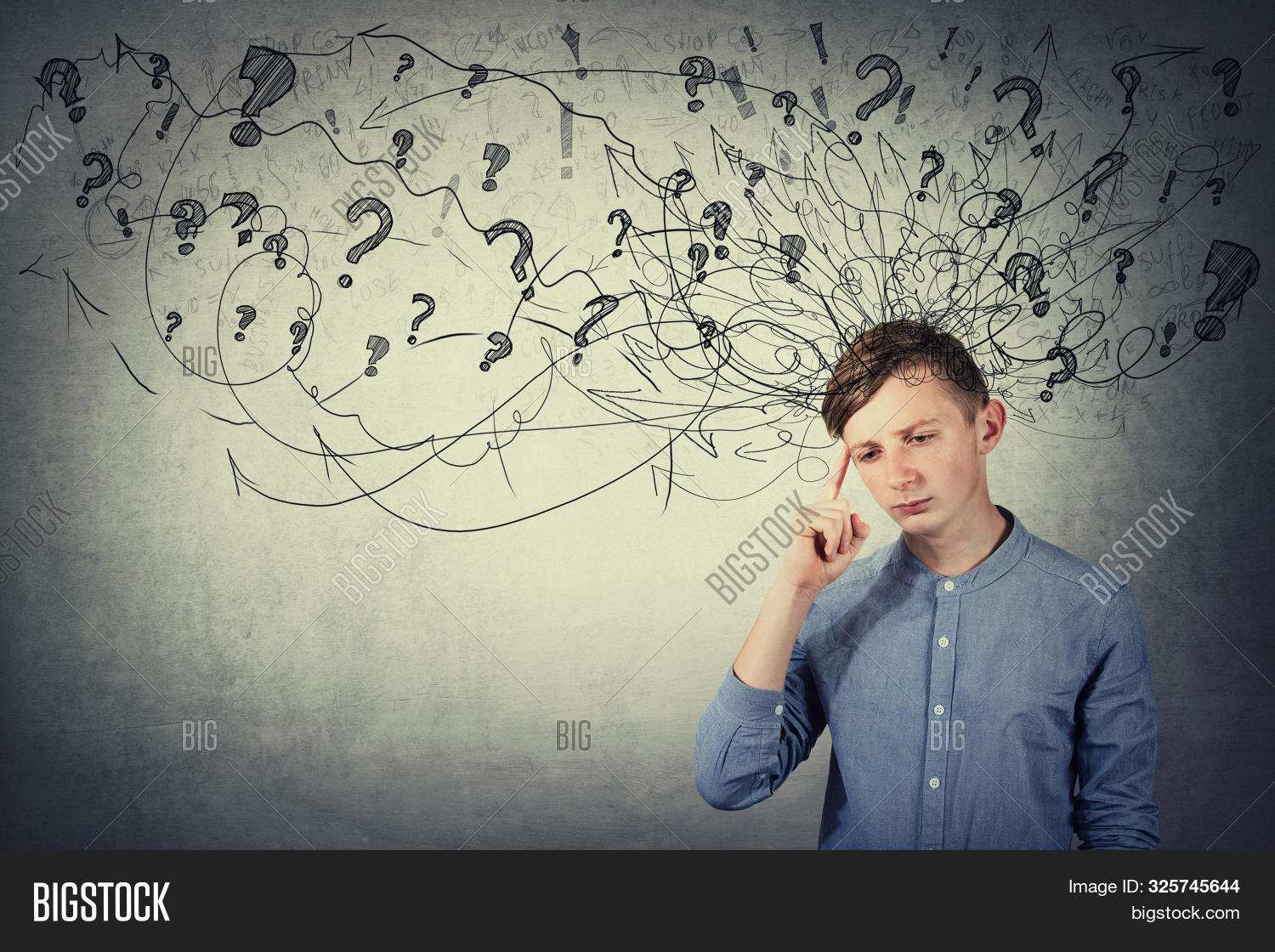 Thoughtful Stressed Image & Photo (Free Trial) | Bigstock