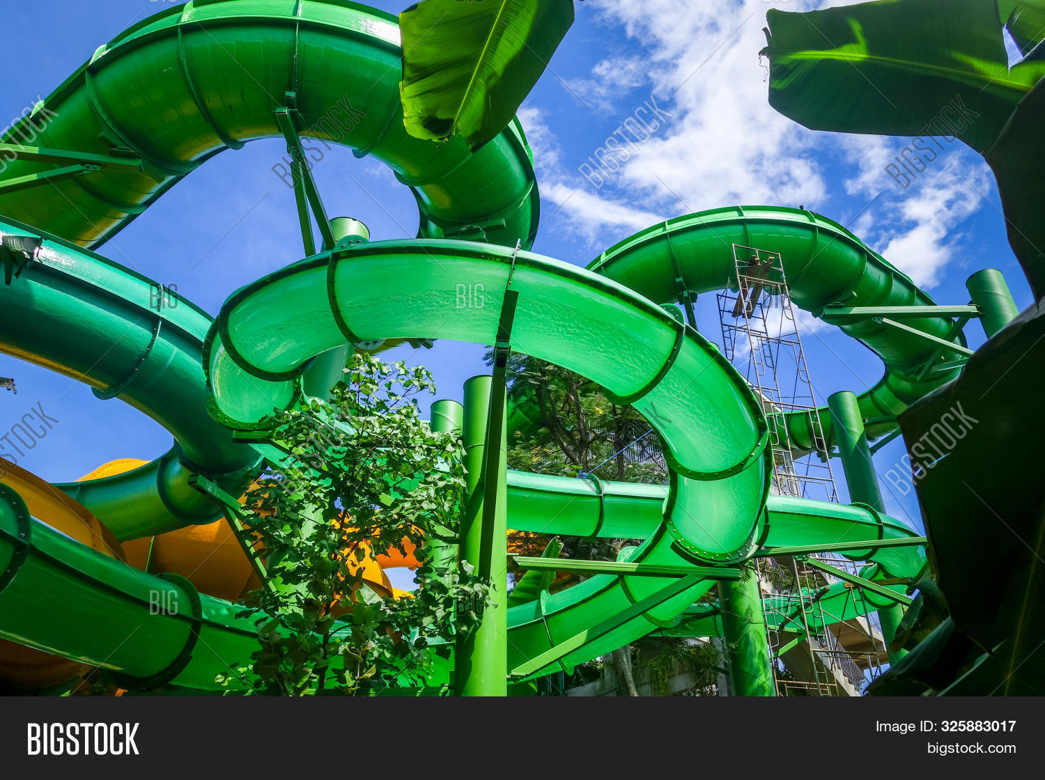 Water Slides Aquapark Image & Photo (Free Trial) | Bigstock