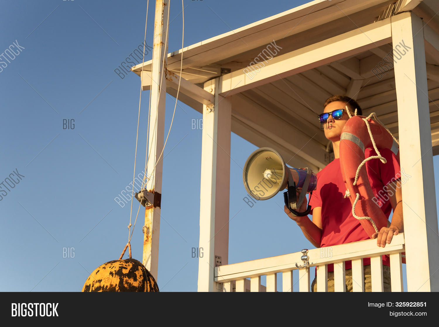 Lifeguard Watching Image & Photo (Free Trial) | Bigstock