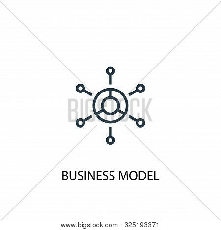 Business Model Icon. Vector & Photo (Free Trial) | Bigstock
