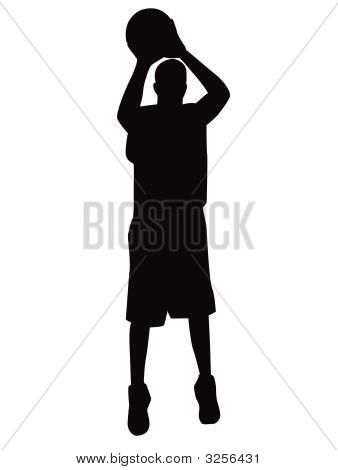 Shooting Basketball Vector & Photo (Free Trial) | Bigstock