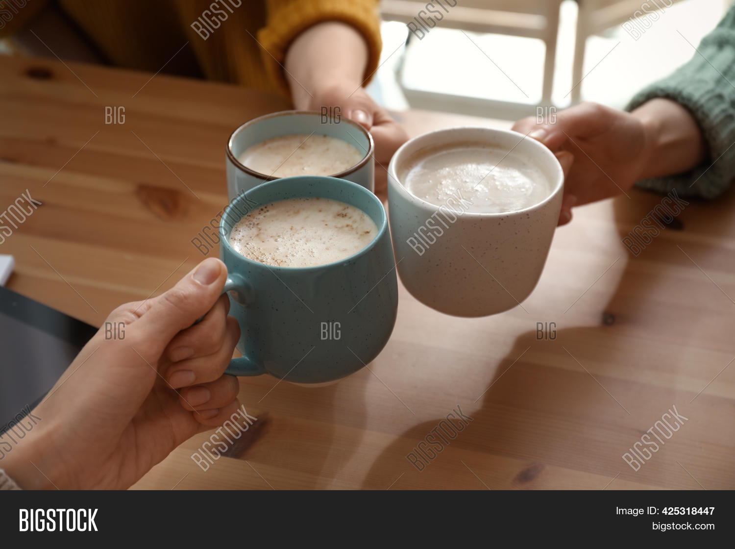 Women Clinking Cups Image & Photo (Free Trial) | Bigstock