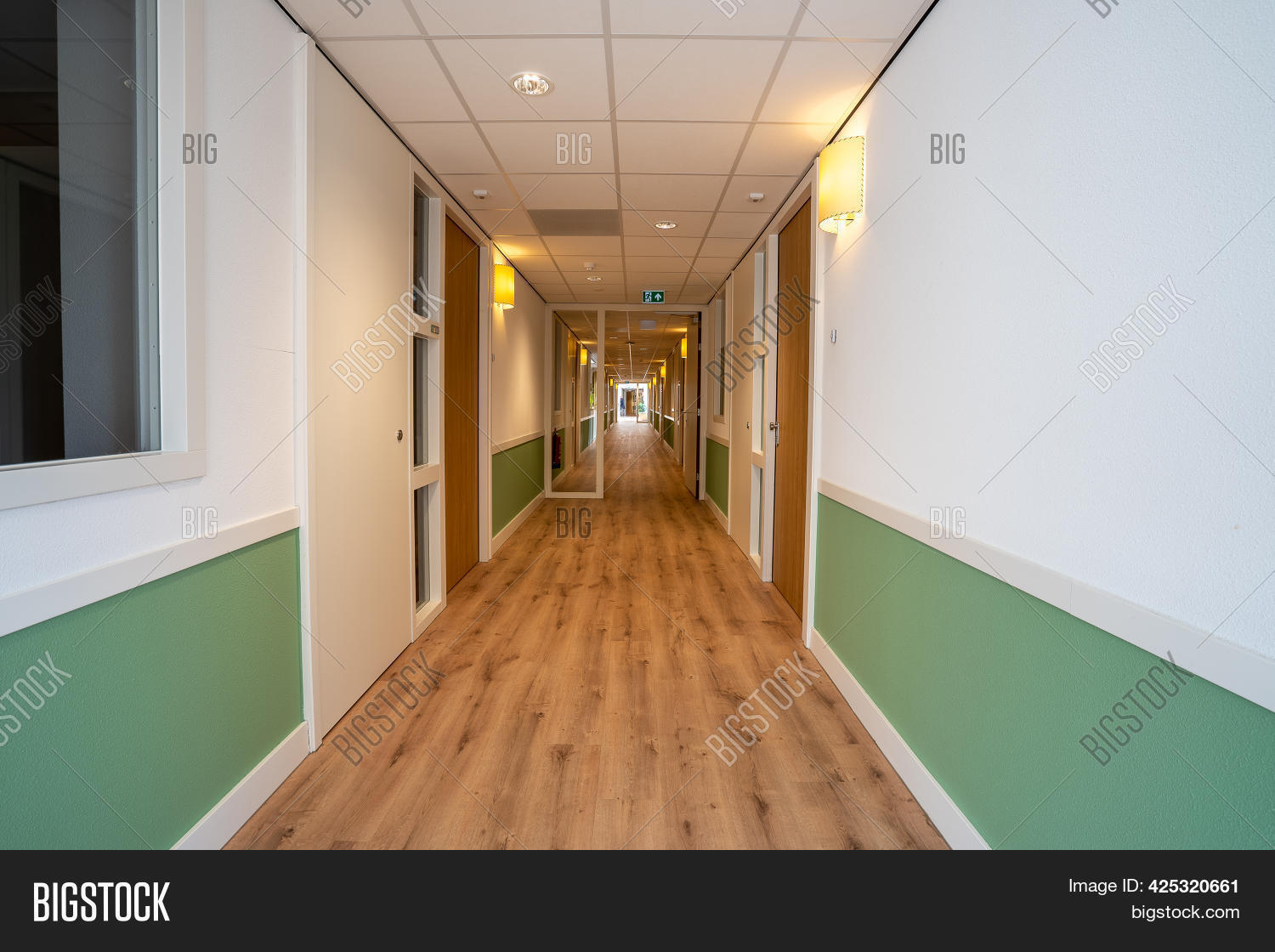 Corridor Doors On Both Image & Photo (Free Trial) | Bigstock