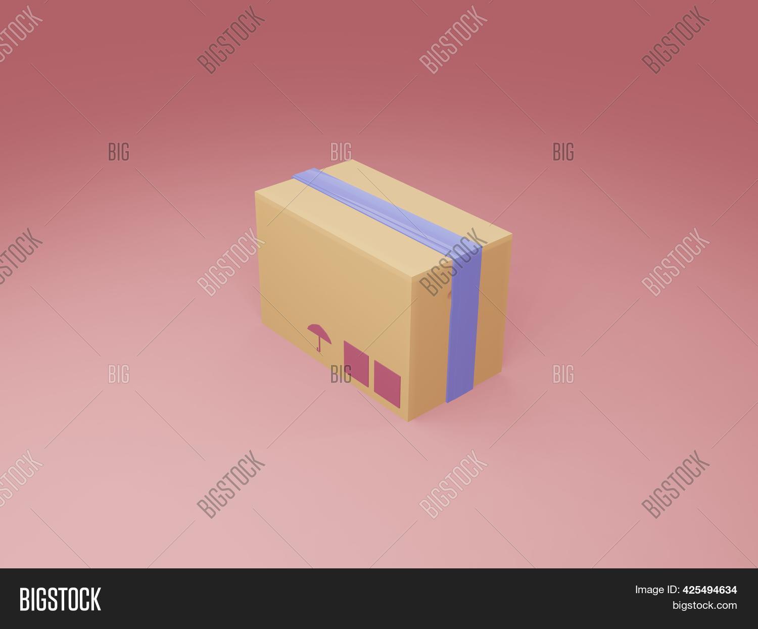 3d Cardboard Box Style Image & Photo (Free Trial) | Bigstock