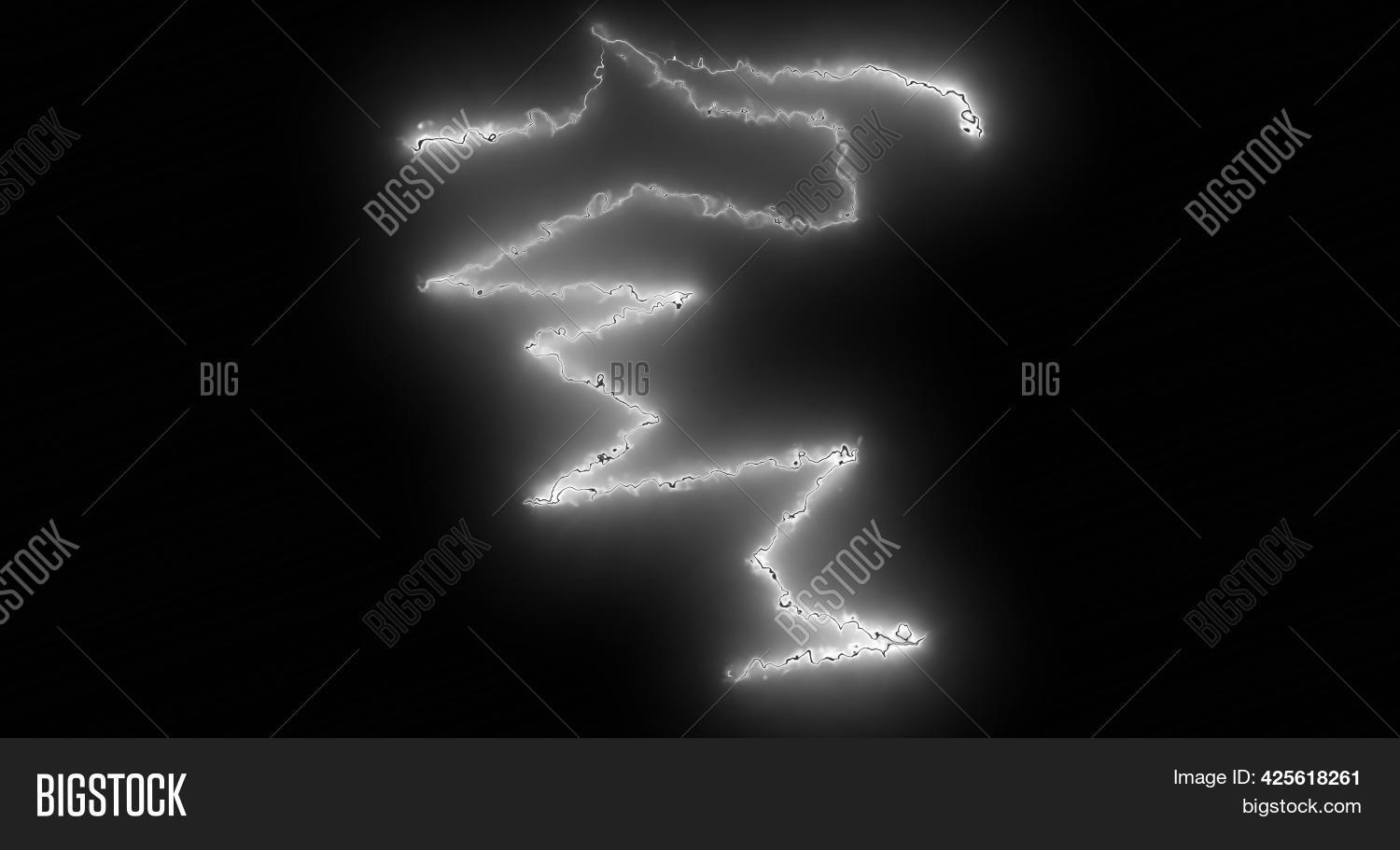 White Lightning Bolts Image & Photo (Free Trial) | Bigstock