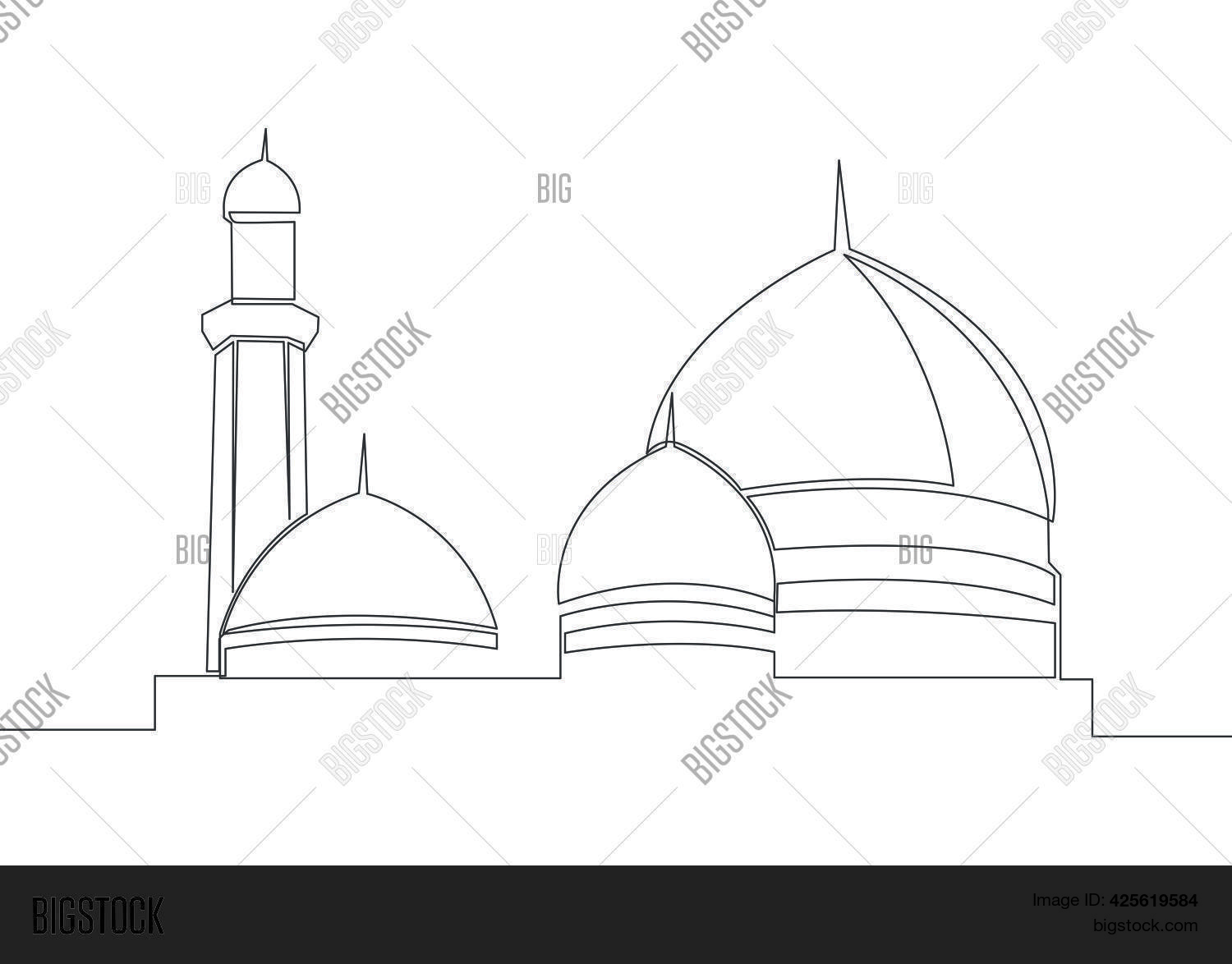 Single Continuous Vector & Photo (Free Trial) | Bigstock