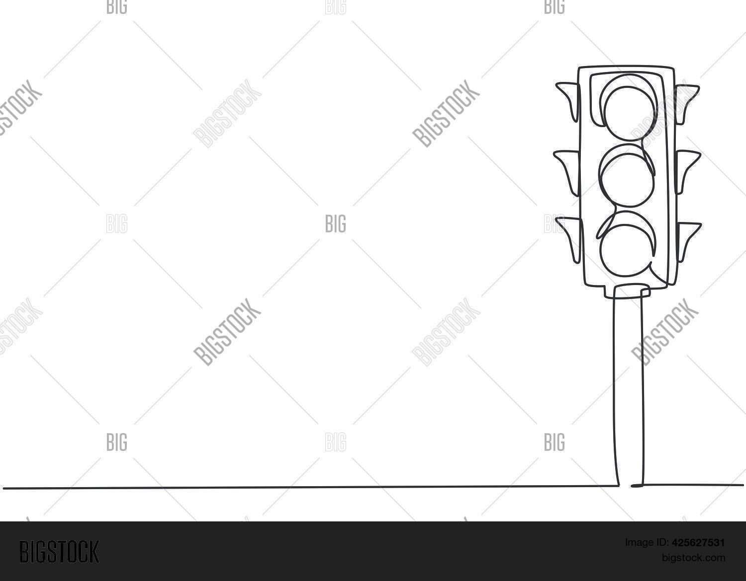 Continuous One Line Vector & Photo (Free Trial) | Bigstock