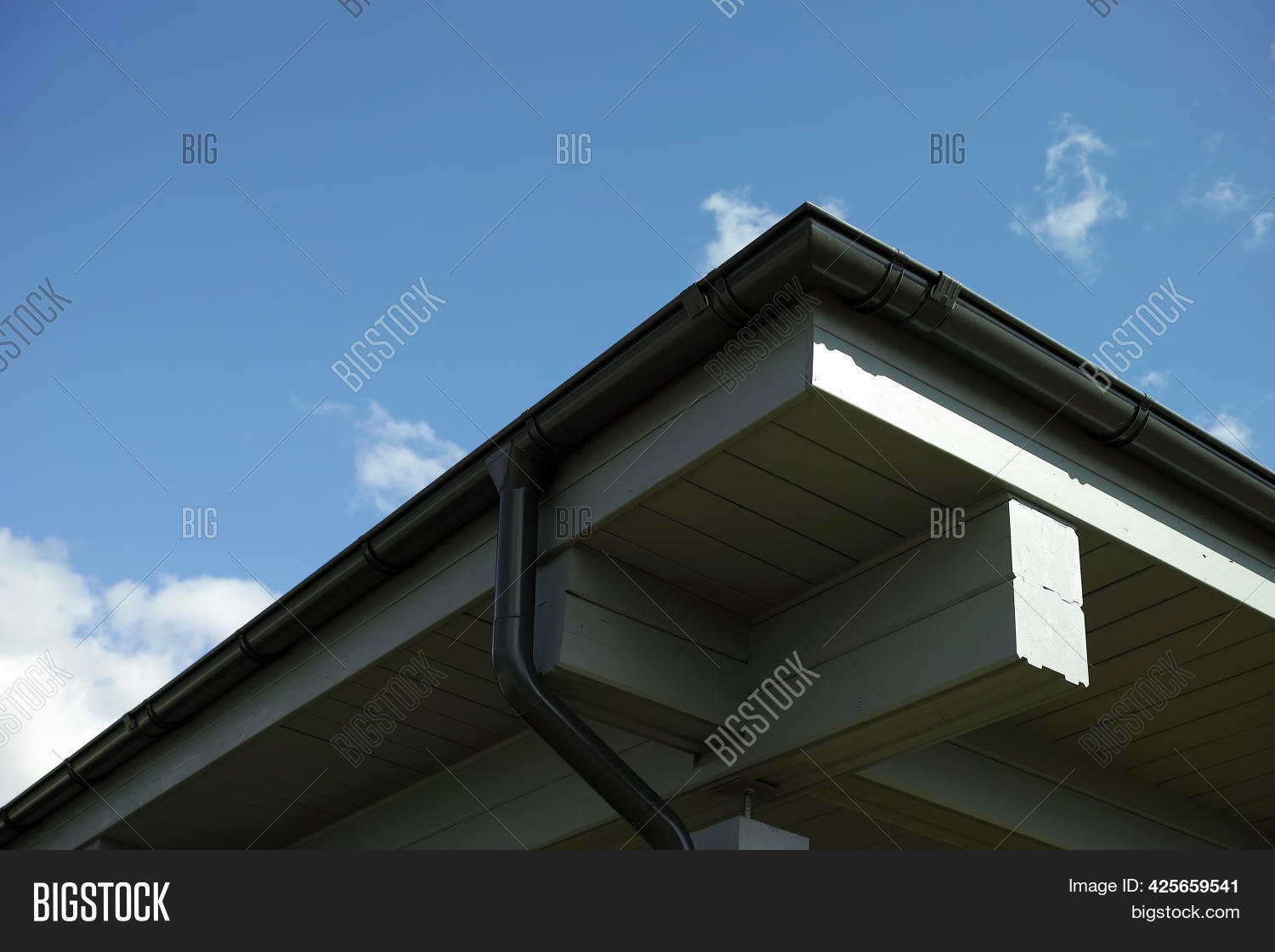 Roof Downspout Modern Image & Photo (Free Trial) | Bigstock