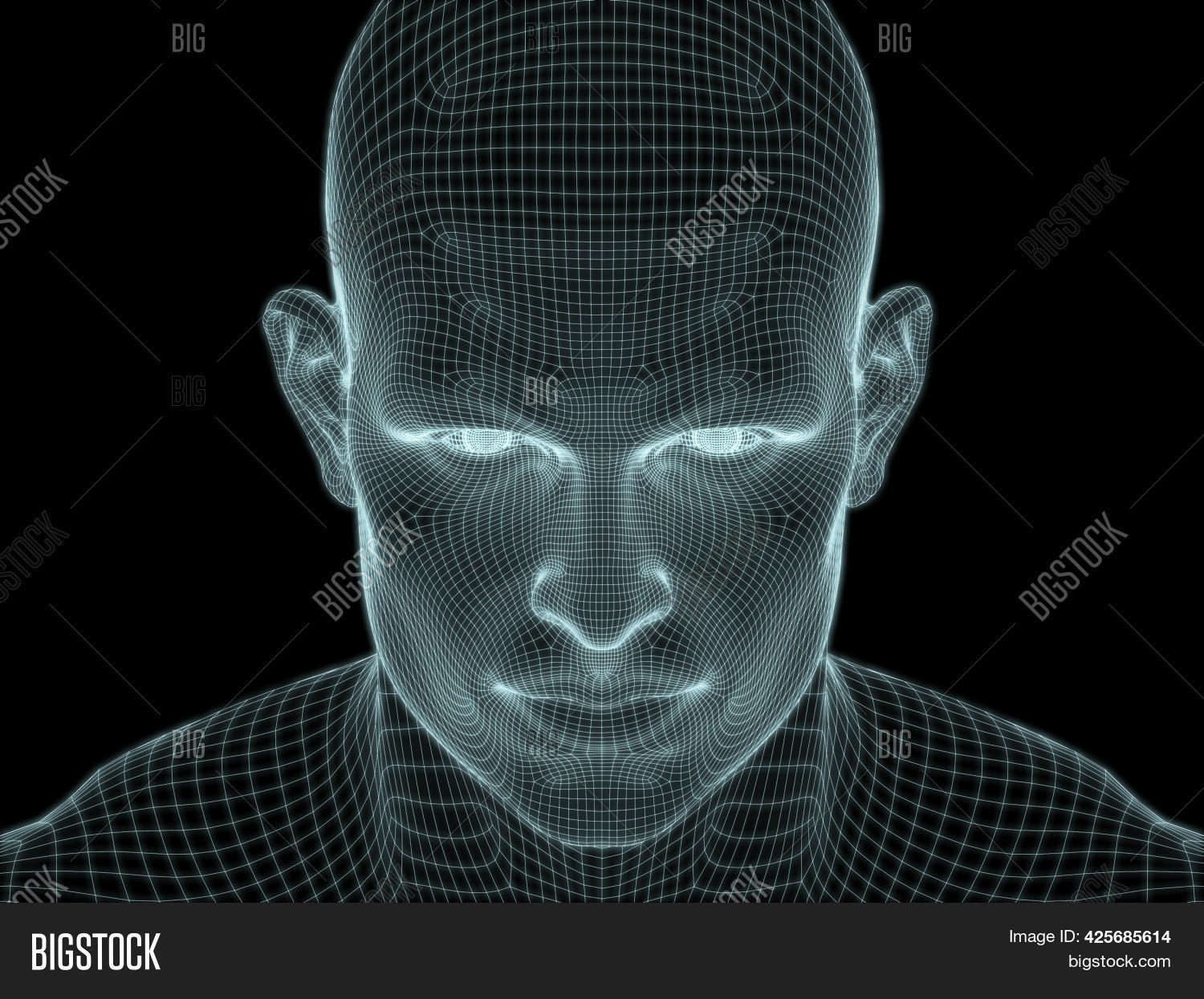 3D Human Head Image & Photo (Free Trial) | Bigstock