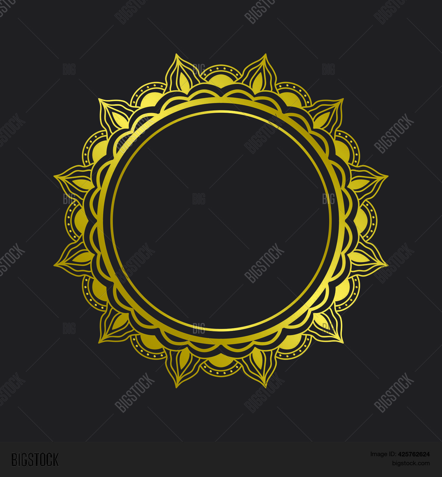 Luxury Gold Mandala Vector & Photo (Free Trial) | Bigstock