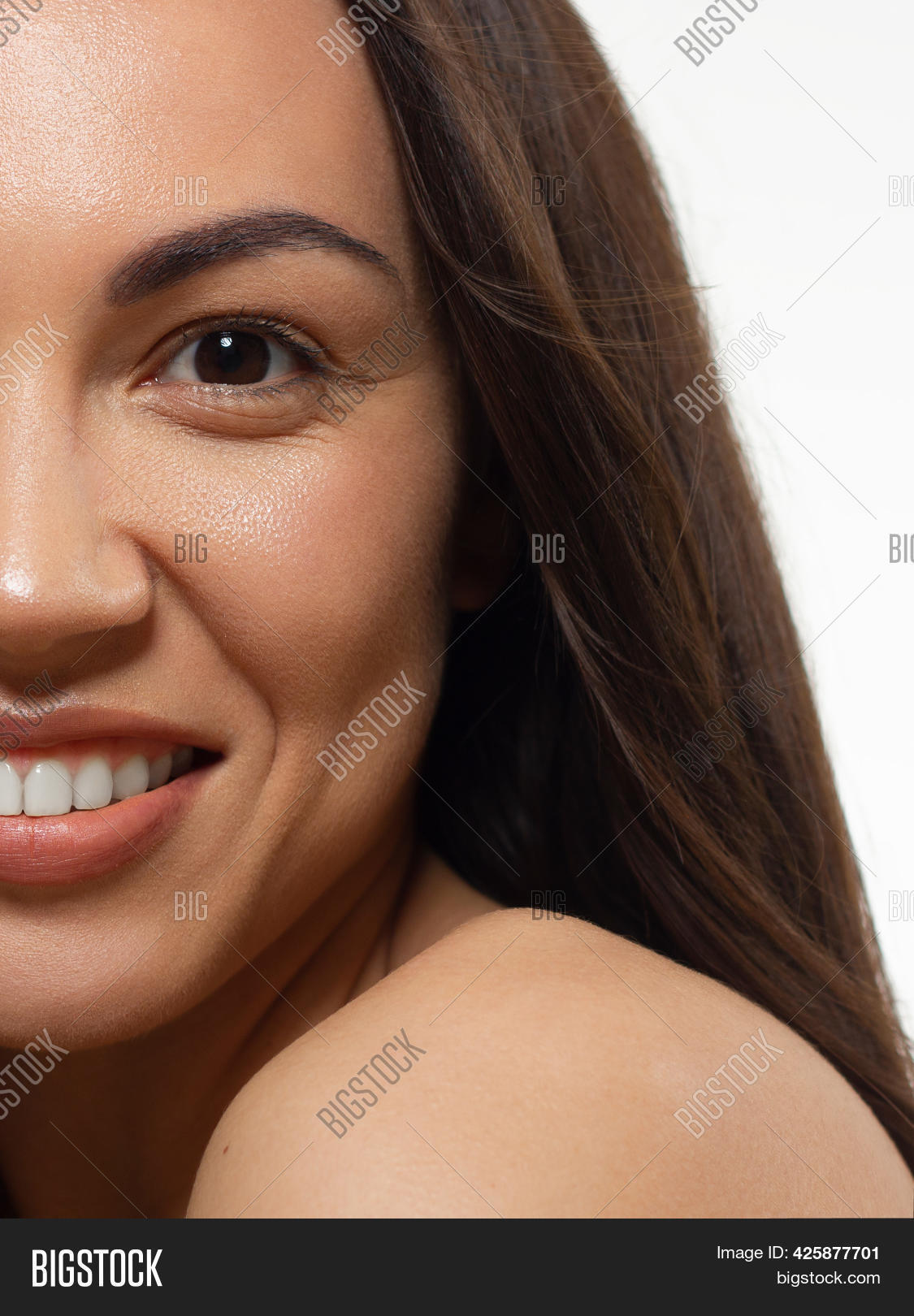 Half Beauty Portriet Image & Photo (Free Trial) | Bigstock