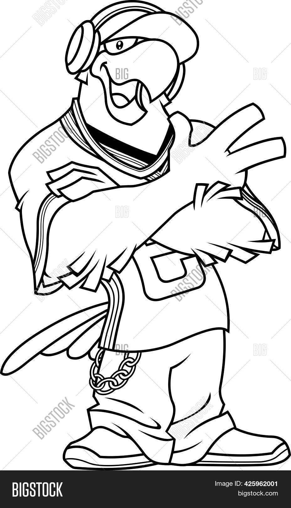 Outlined Eagle Rapper Image & Photo (Free Trial) | Bigstock