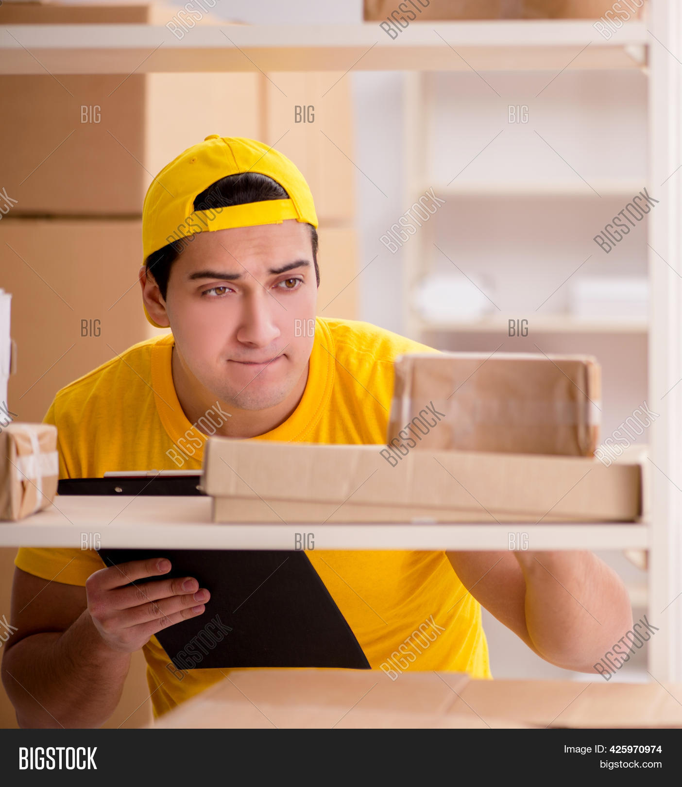 Man Working Postal Image & Photo (Free Trial) | Bigstock