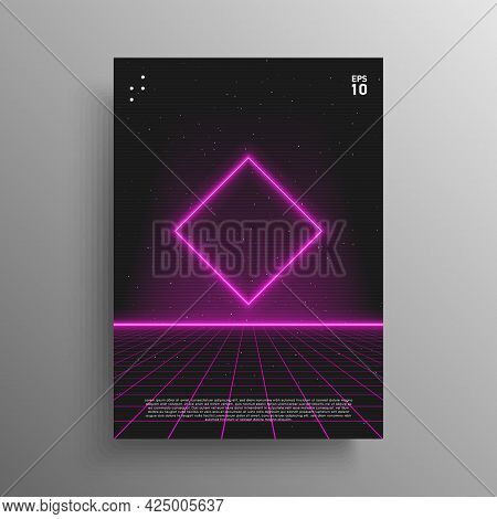 Synthwave Poster. Vector & Photo (Free Trial) | Bigstock