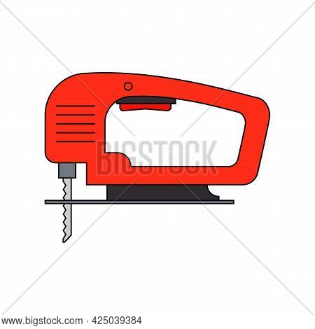 Electric Wood Jig Saw Vector & Photo (Free Trial) | Bigstock