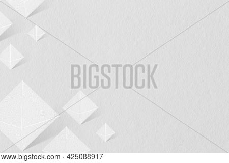 3D White Paper Craft Image & Photo (Free Trial) | Bigstock