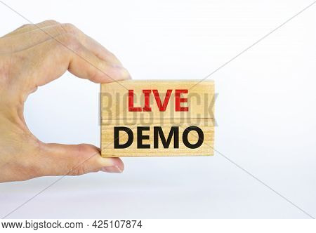 Live Demo Symbol. Image & Photo (Free Trial) | Bigstock