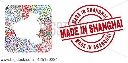 Vector Mosaic Henan Vector & Photo (Free Trial) | Bigstock