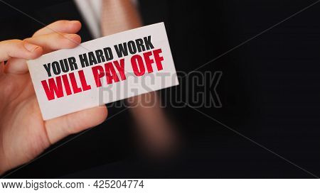 Your Hard Work Will Image & Photo (Free Trial) | Bigstock