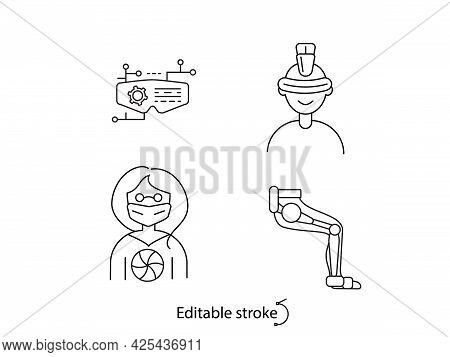Cyberpunk Outline Vector & Photo (Free Trial) | Bigstock