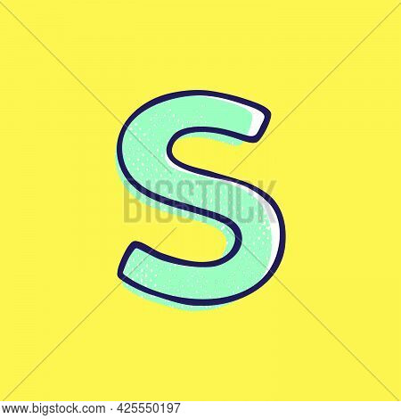 Kid Style Letter S Vector & Photo (Free Trial) | Bigstock
