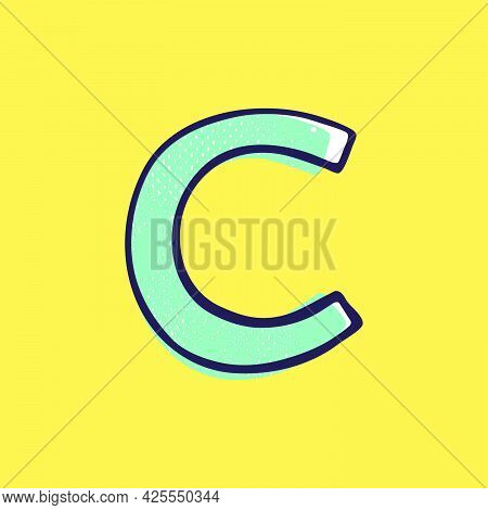 Kid Style Letter C Vector & Photo (Free Trial) | Bigstock