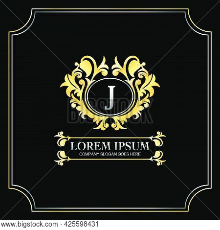 Luxury Gold Letter J Vector & Photo (Free Trial) | Bigstock