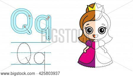 Trace Letter Picture Vector & Photo (Free Trial) | Bigstock