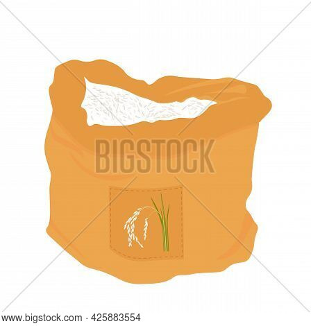 Rice Bag Vector Stock Vector & Photo (Free Trial) | Bigstock