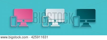 Paper Cut Computer Vector & Photo (Free Trial) | Bigstock