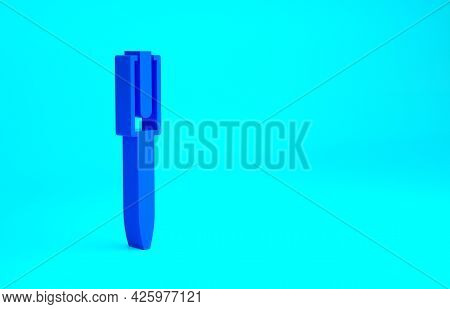 Blue Pen Icon Isolated Image & Photo (Free Trial) | Bigstock