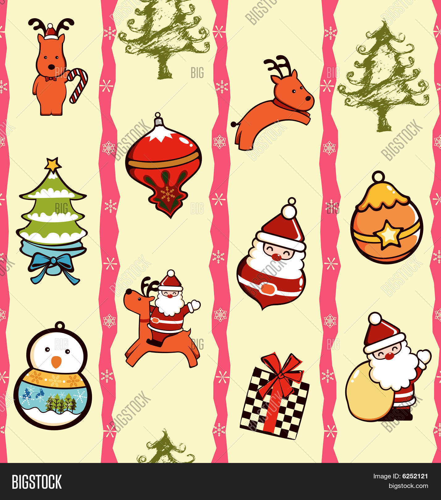 Christmas Cartoon Vector & Photo (Free Trial) | Bigstock