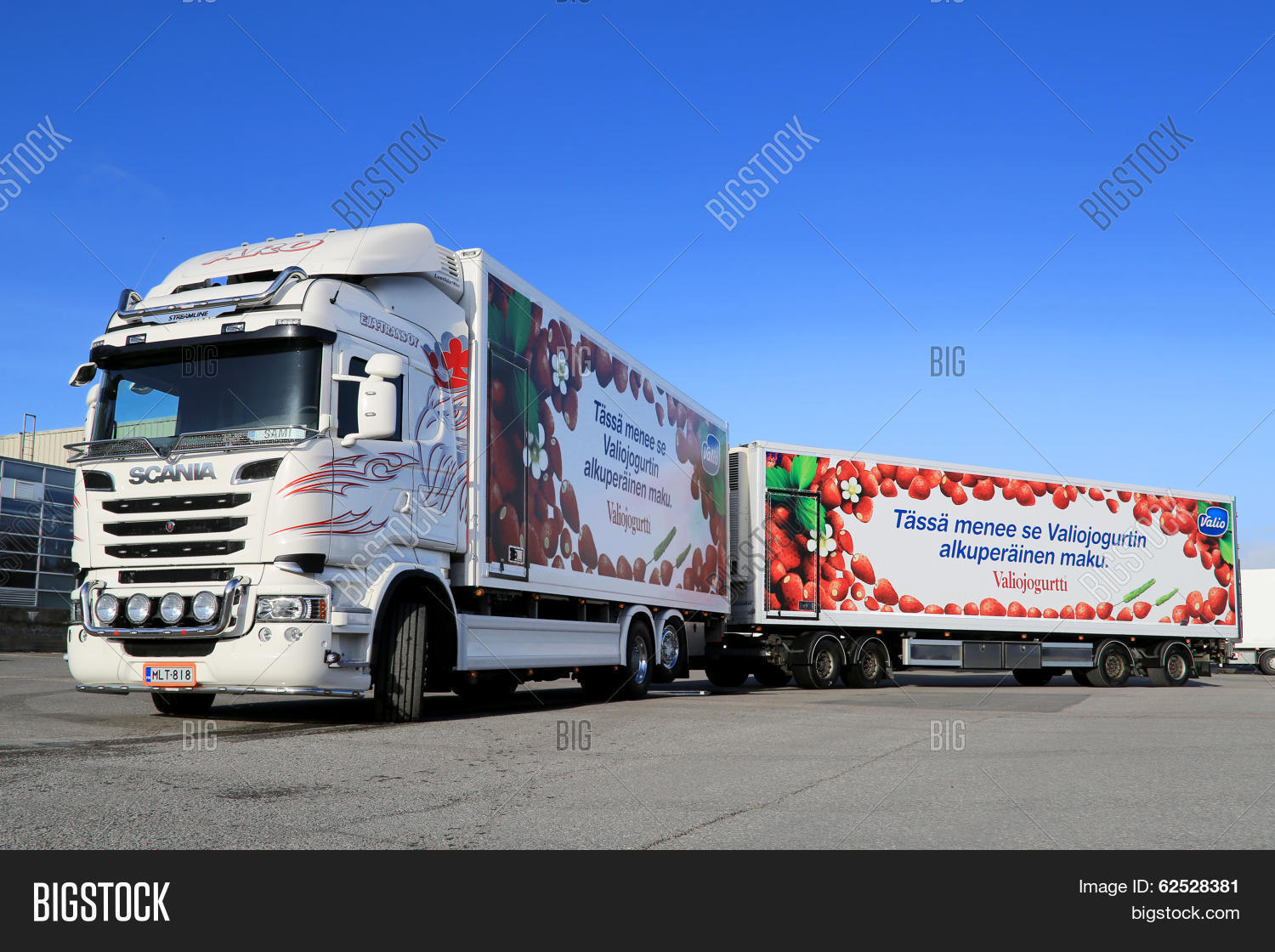 White Scania V8 Truck Image & Photo (Free Trial) | Bigstock
