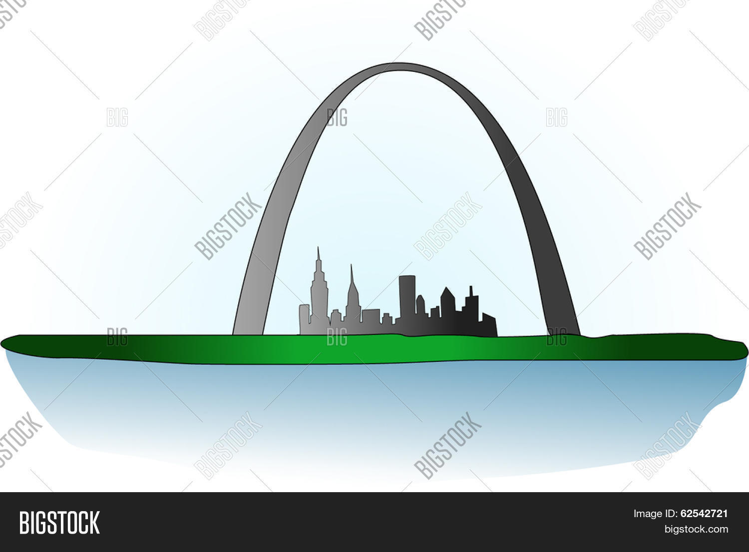 St Louis Arch Vector & Photo (Free Trial) | Bigstock