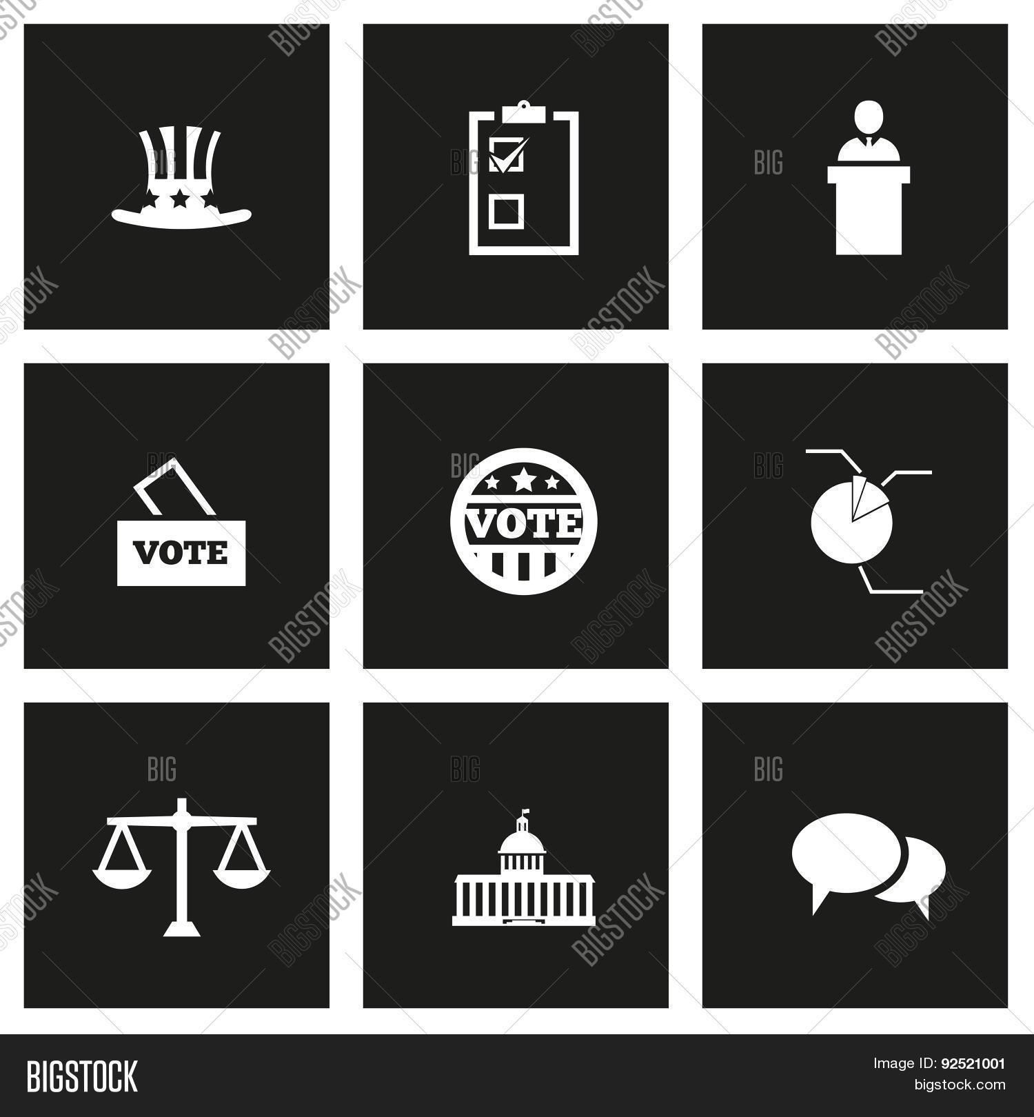 Vector Black Election Vector & Photo (Free Trial) | Bigstock
